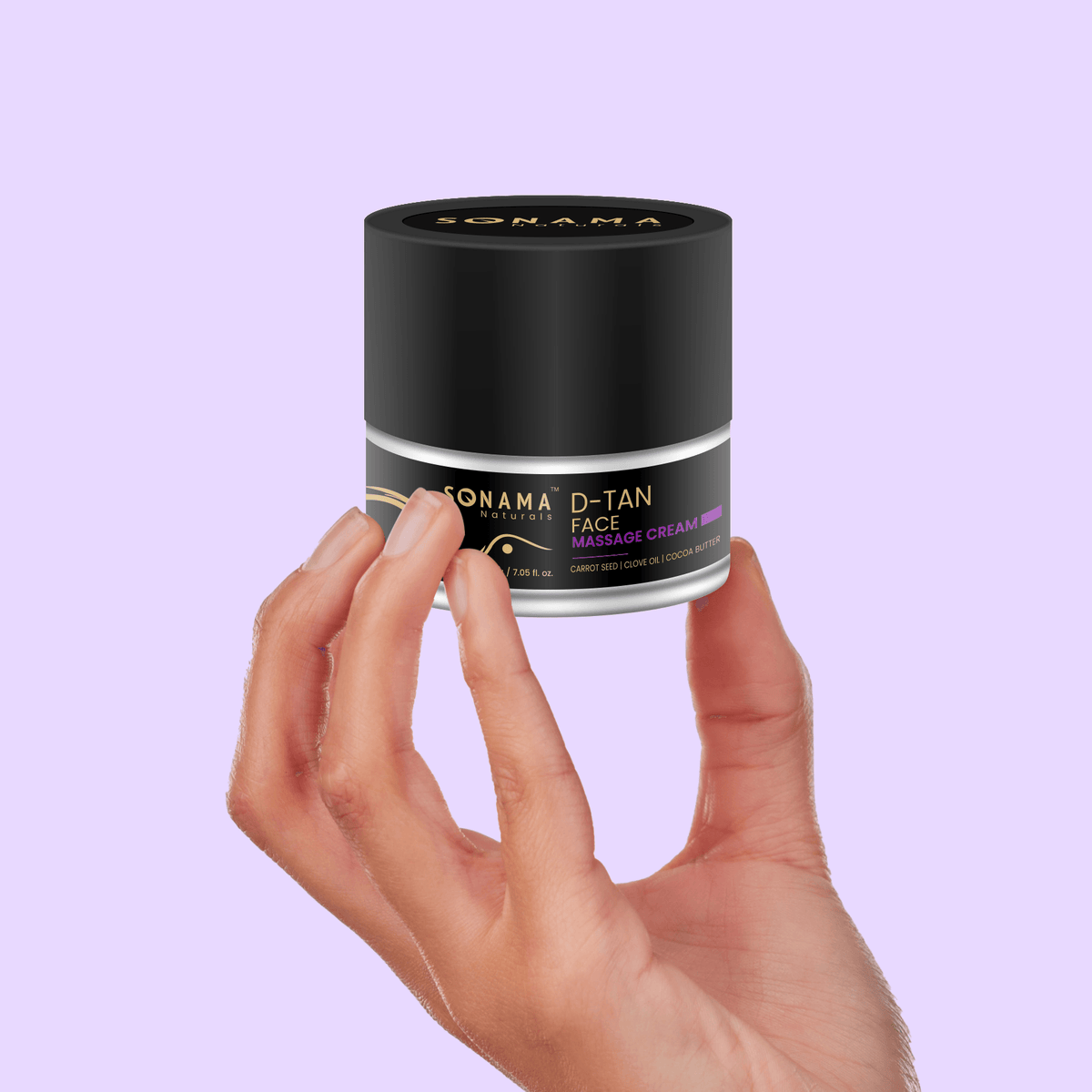 D-TAN Face Massage Cream (200GM) - Restore Radiance with Natural Oils ...