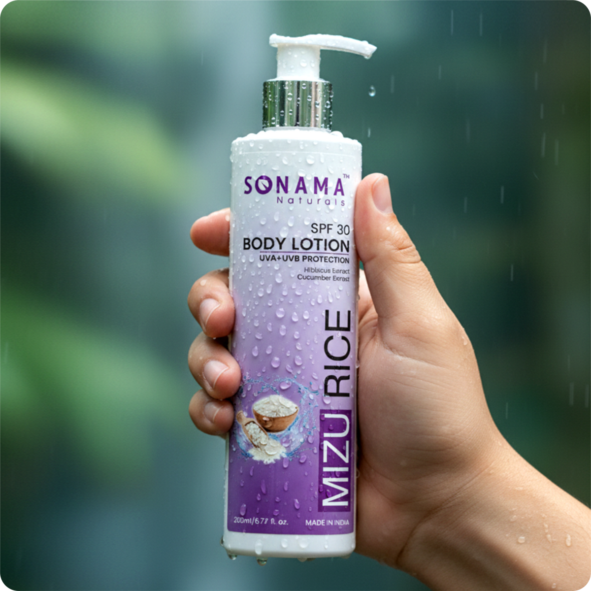 Mizu Rice SPF 30 Body Lotion For Deep Nourishment And Hydration ...